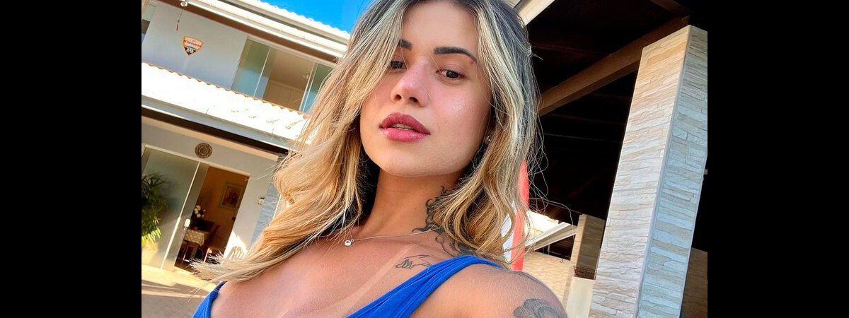 Foto: Nas imagens em questão, a influenciadora aparece fazendo sexo oral em seu namorado, o ator ...