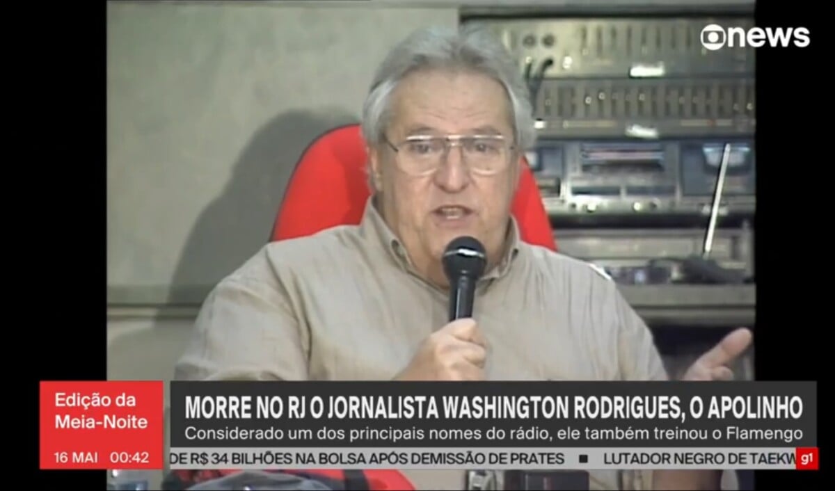 Foto: Apolinho, Washington Rodrigues, trabalhava na Rádio Tupi desde ...