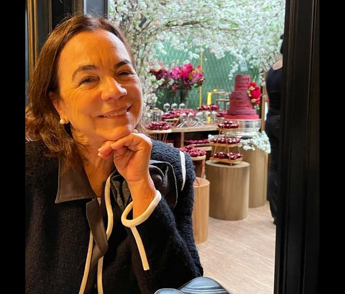 Foto: Mãe de Cesar Tralli, Edna morreu em acidente aéreo em outubro de ...