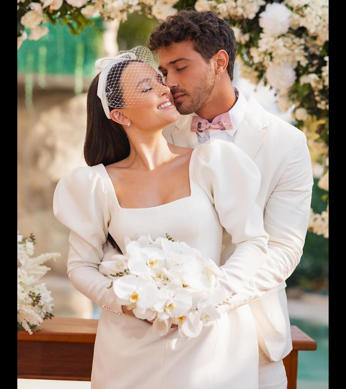 Foto: Casamento de Larissa Manoela e André Luiz Frambach ocorreu em 17 de dezembro de 2023 ...