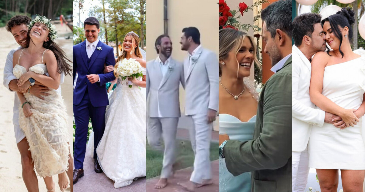Vai casar? Retrospectiva de casamentos dos famosos em 2024: festão, vestidos de luxo e mais em ...