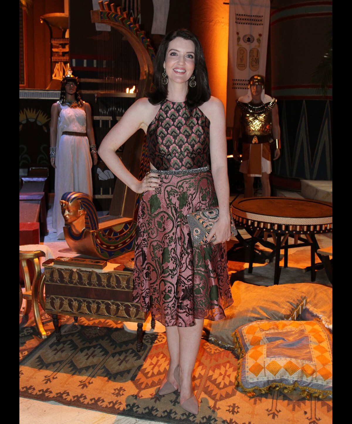 Foto: Larissa Maciel também apostou em um look com estampa da marca ...