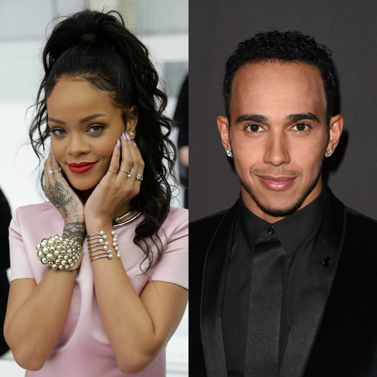 Foto: Rihanna e Lewis Hamilton estão namorando em segredo, de acordo ...