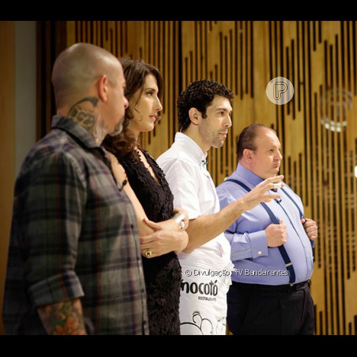 A primeira prova do programa 'Masterchef Brasil', os jurados receberam ...