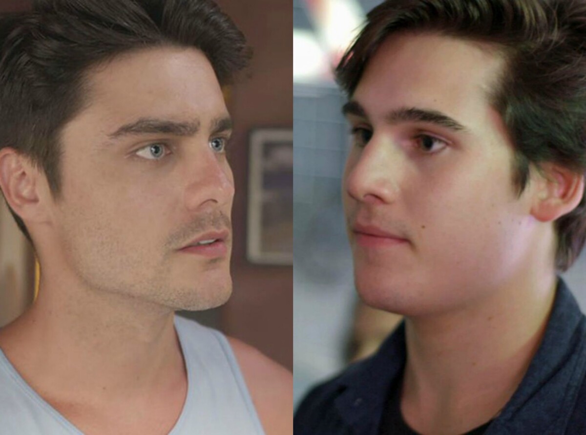 Foto: Tito (Guilherme Leicam) e Rodrigo (Nicolas Prattes) se enfrentam ...