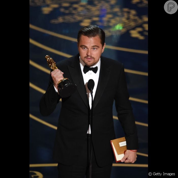 Leonardo DiCaprio ganhou o Oscar de Melhor Ator em cerimônio no último ...