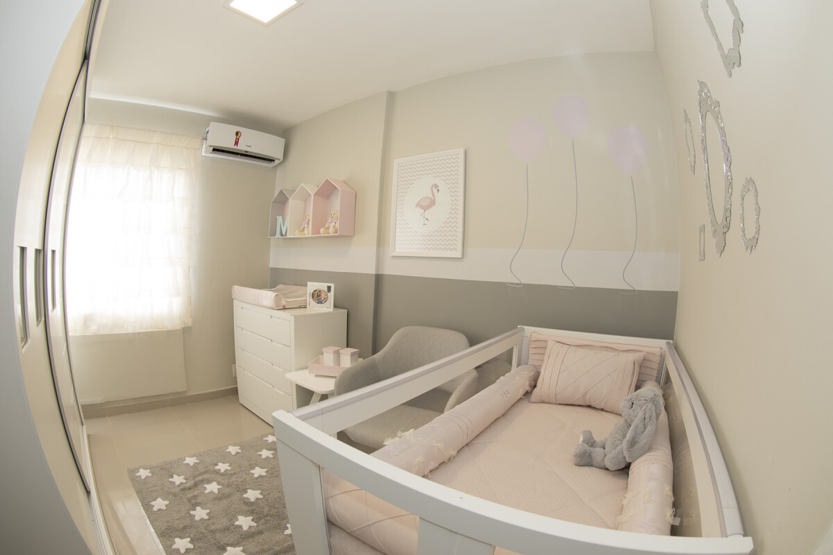 Foto: O quarto de Maria, filha de Felipe Simas e Mariana Uhlmann, é um ...