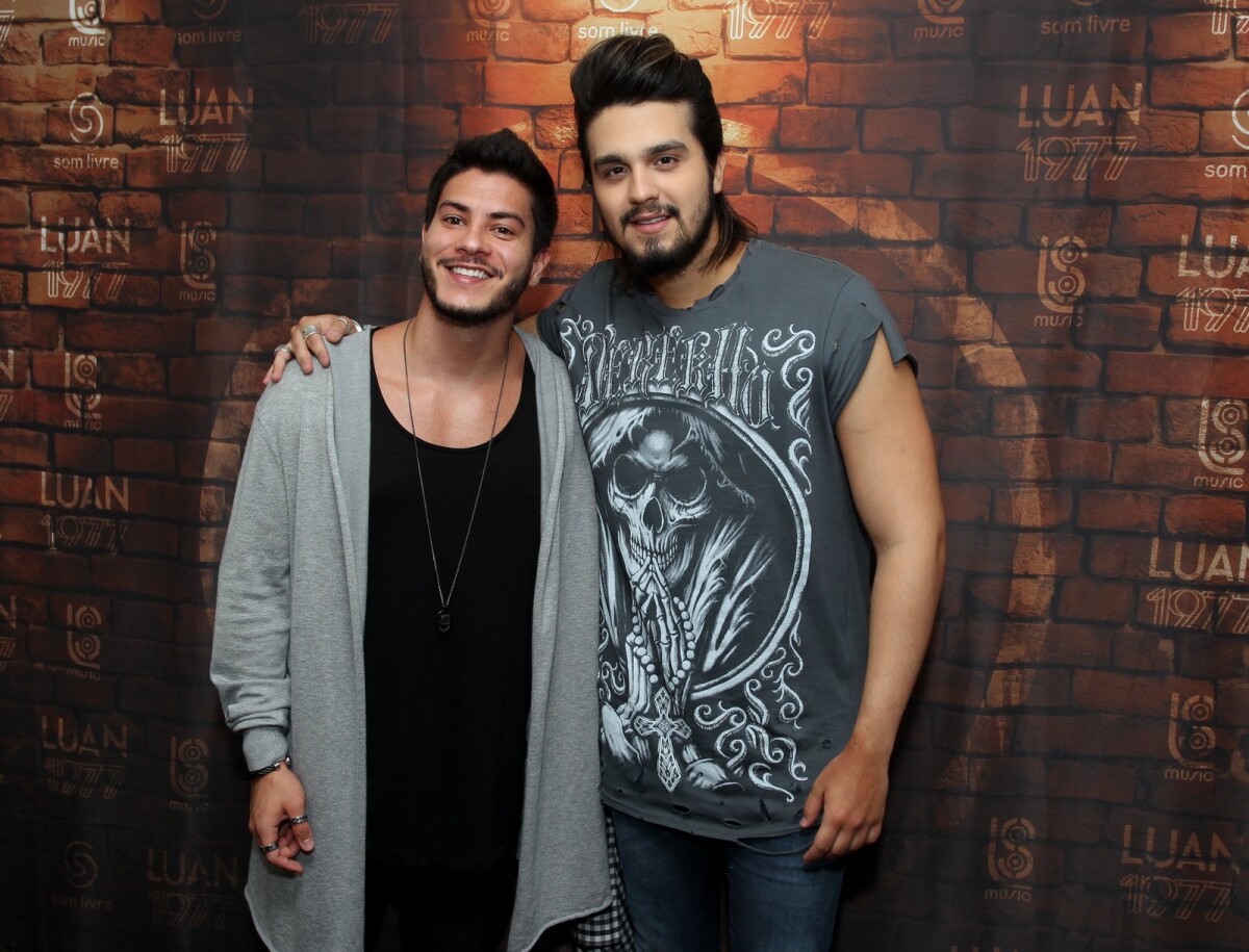 Foto: Arthur Aguiar também esteve no show de Luan Santana - Purepeople