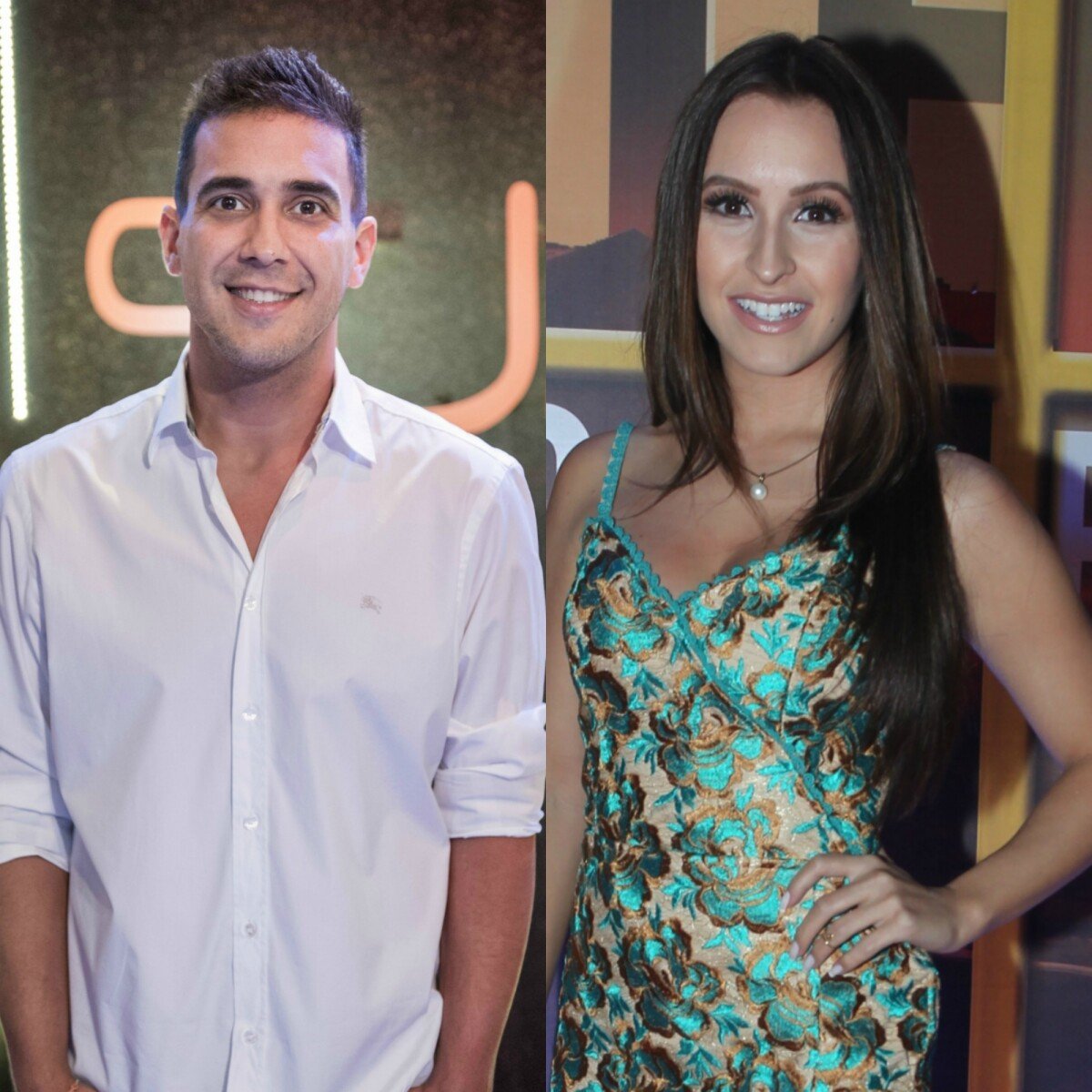 Foto: André Marques e Carla Diaz foram vistos aos beijos, diz o colunista Leo Dias, do programa ...