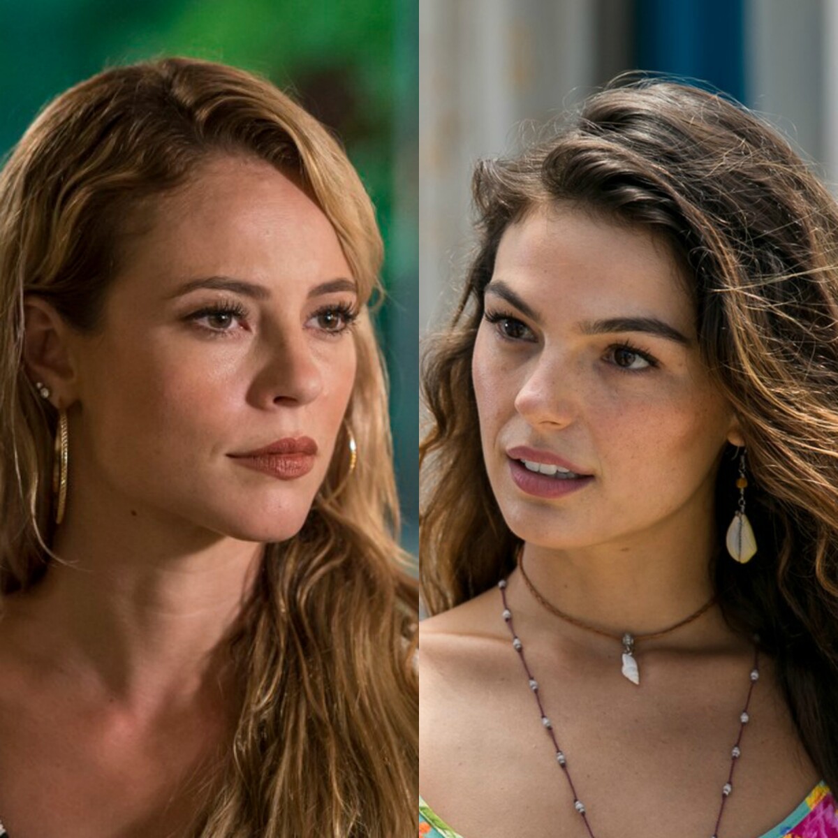 Foto: Jeiza (Paolla Oliveira) e Ritinha (Isis Valverde) se desafiam ...