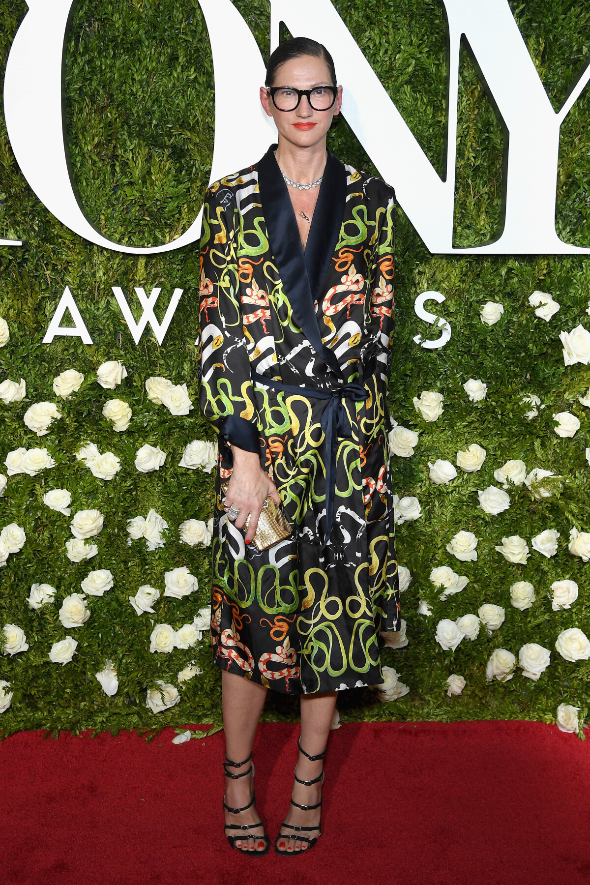 Foto: Jenna Lyons, designer de moda norte-americana, vestiu robe Voutsa ...