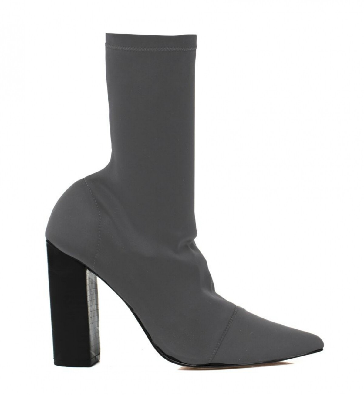 Foto: Sock boots Paula Torres confeccionada em tecido neoprene, cano ...