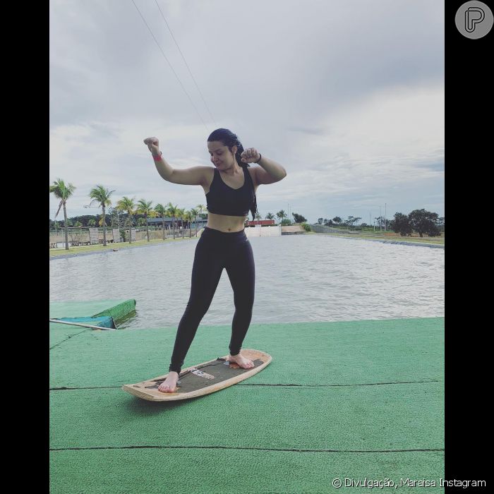 Maraisa exibe shape mais magro nesta quarta-feira, dia 31 de julho de ...