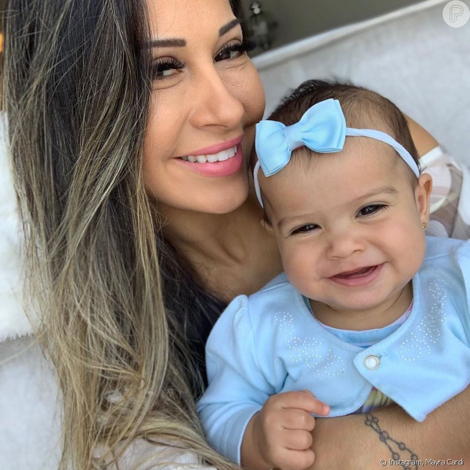 Filha de Mayra Cardi e Arthur Aguiar, Sophia está ganhando os primeiros ...