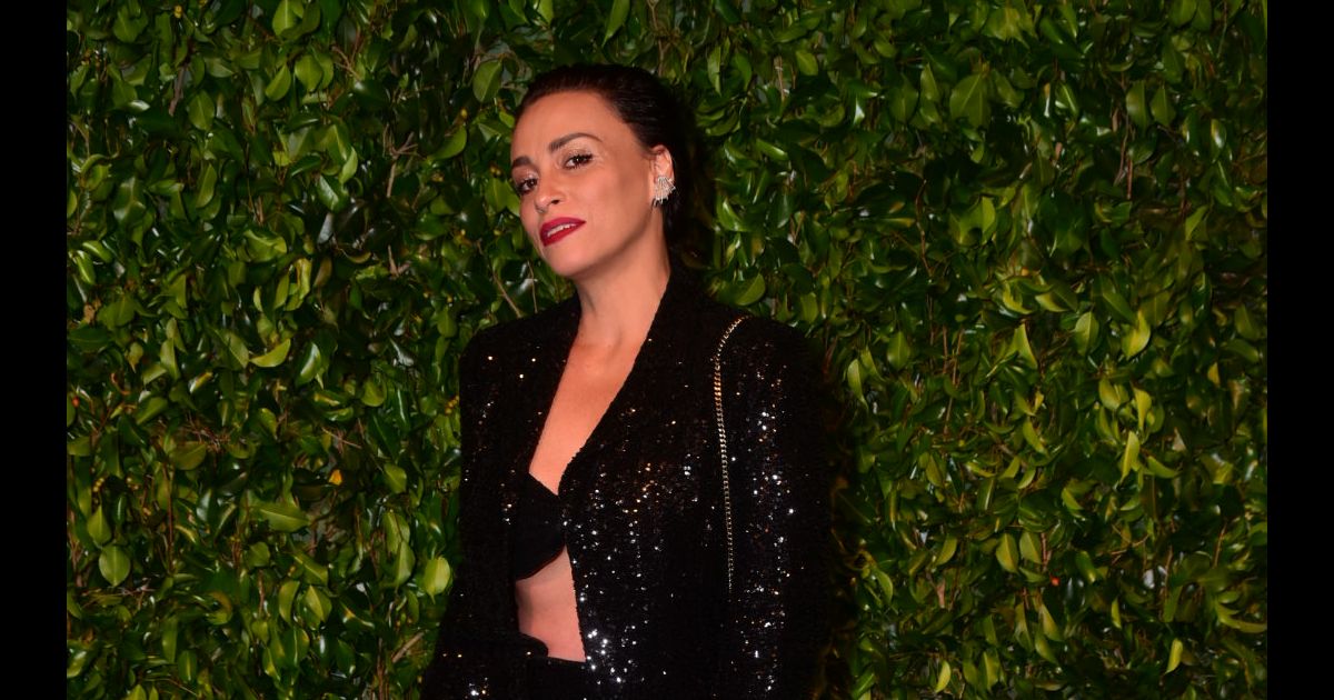 Susana Pires usou look repleto de glitter da marca Amissima para o ...