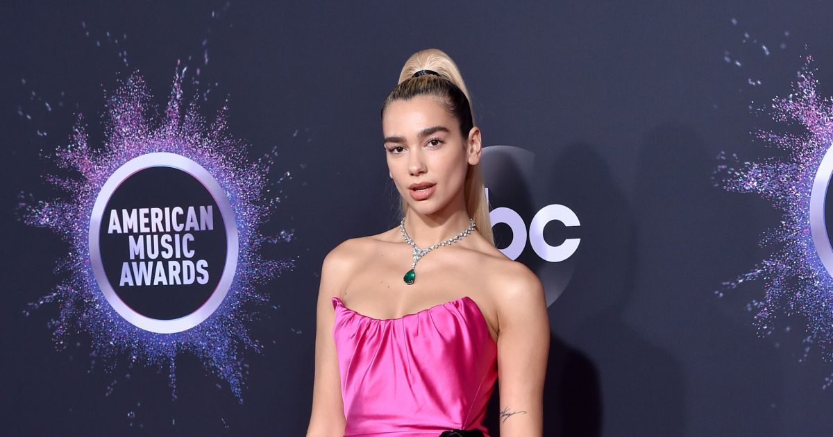 Dua Lipa apostou no vestido pink no tapete vermelho do AMA's 2019 ...