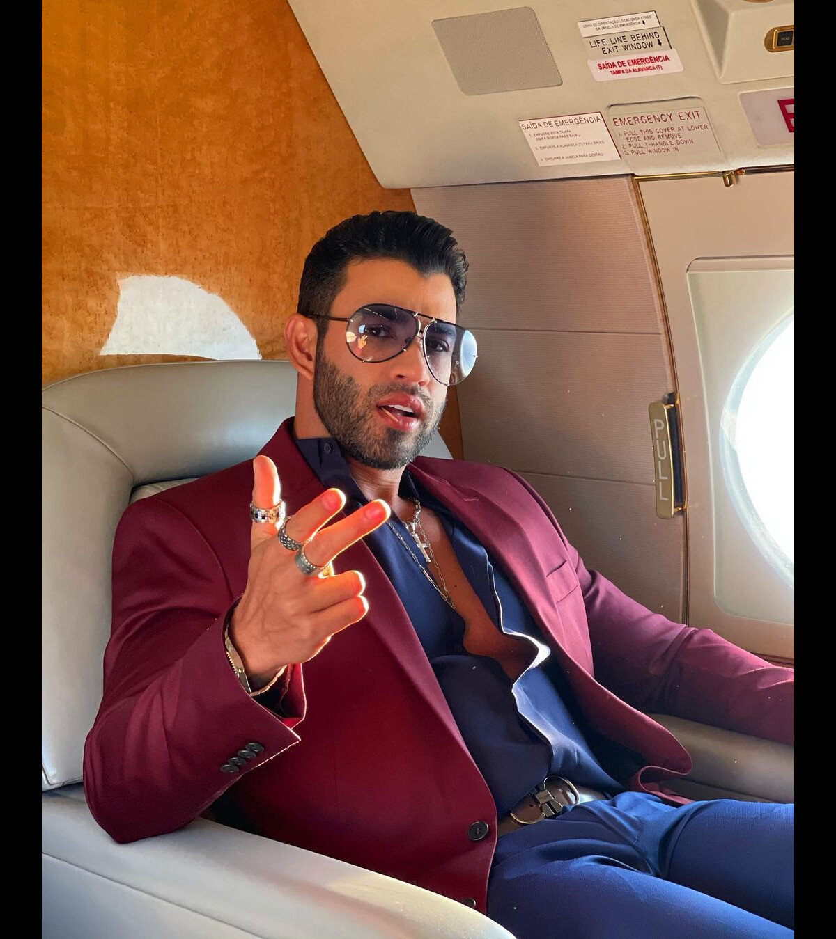 Foto: Gusttavo Lima viajou para os EUA em seu jatinho avaliado em R ... Foto: Gusttavo Lima viajou para os EUA em seu jatinho avaliado em R ...