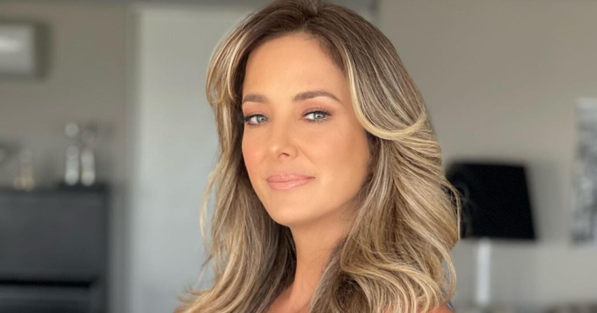 Ticiane Pinheiro usa vestido bicolor e aprova look: 'A cara do verão ...