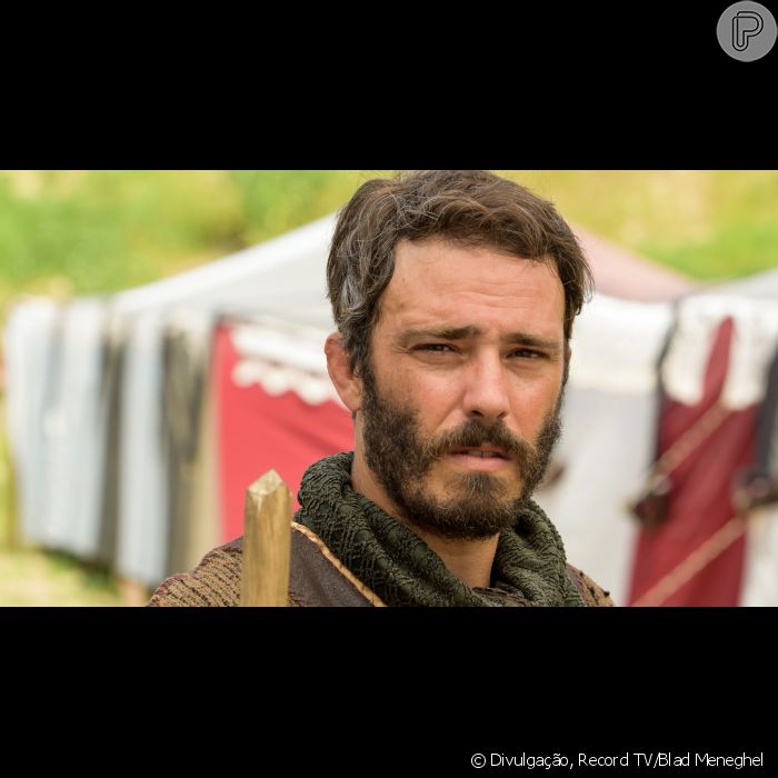 Novela 'Gênesis': Judá (Thiago Rodrigues) ora a Deus (voz de Flávio ...