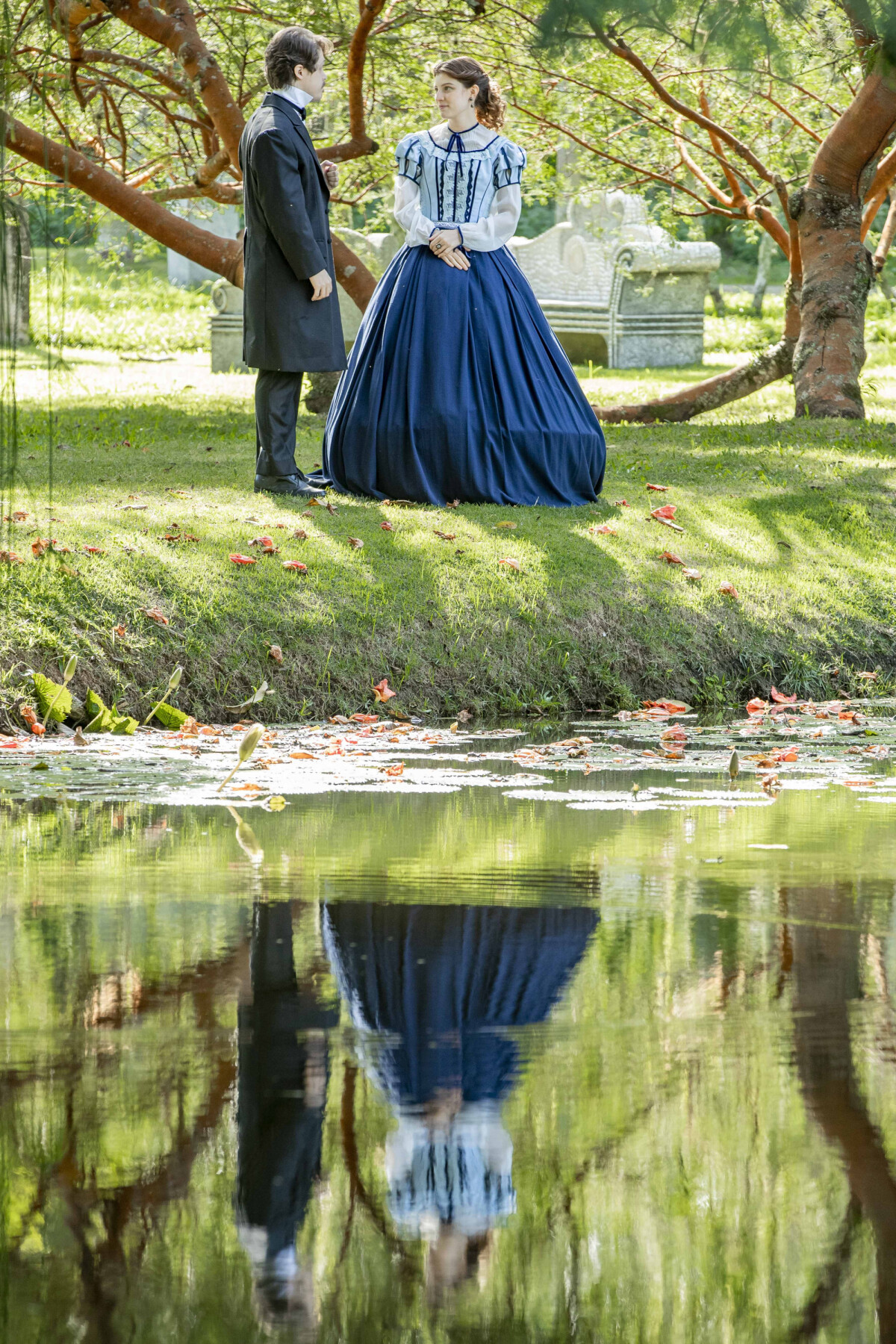 Foto: Giulia Gayoso sentiu diferença com os vestidos mais longos na ...