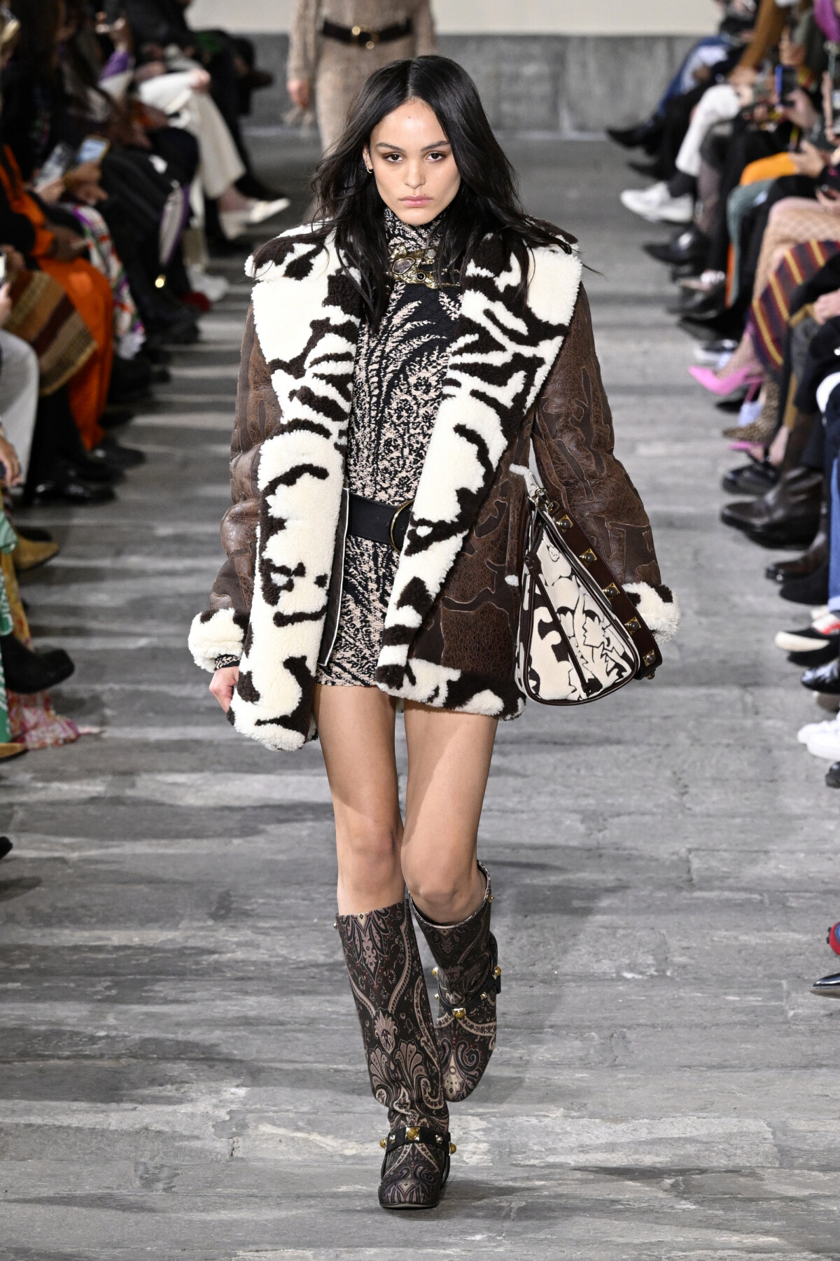 Foto: Mix de animal print na Semana de Moda de Milão: padronagens de ...