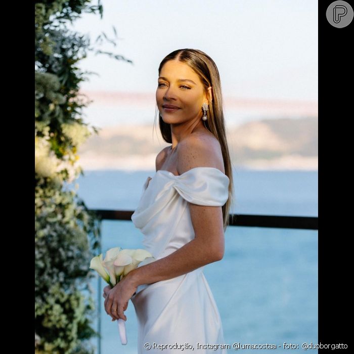 Luma Costa optou por beleza iluminada com cabelo solto no casamento ...