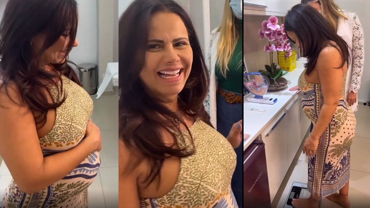 Foto: Na reta final da gravidez, Viviane Araujo dividiu com os fãs detalhes de uma das últimas ...