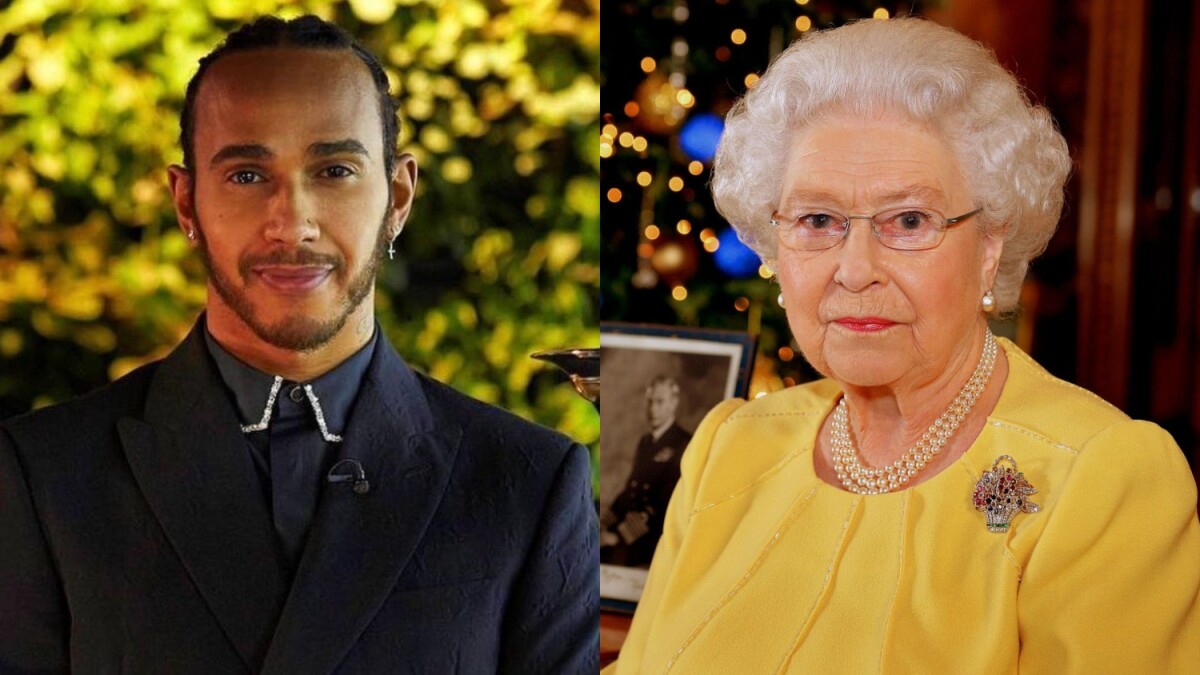 Foto: Lewis Hamilton relembra situação inusitada com Rainha Elizabeth ...