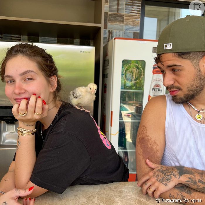 Virginia Fonseca, de 23 anos, está grávida de Maria Flor, fruto de seu ...