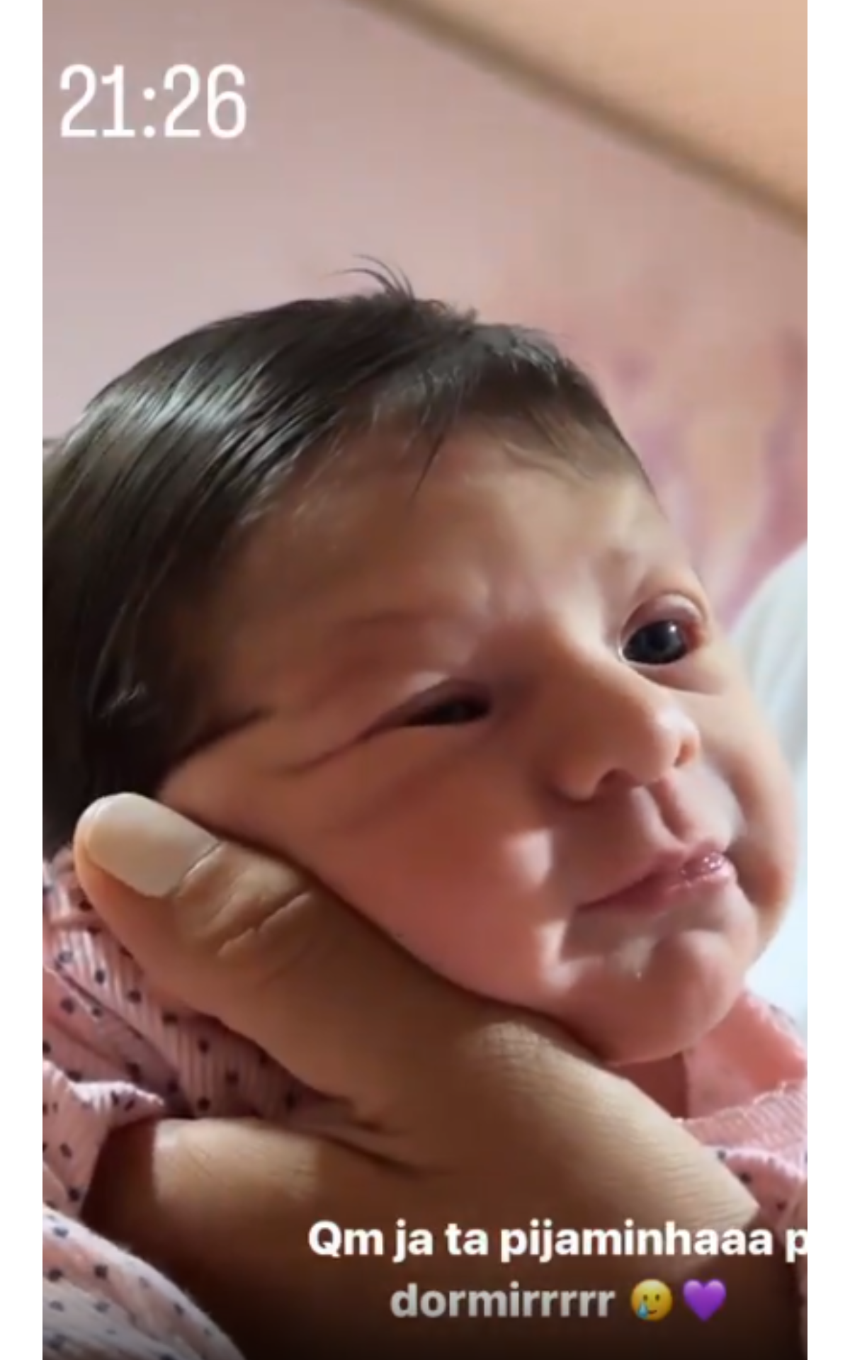 Foto: Maria Flor, segunda filha de Virgínia Fonseca e Zé Felipe: 'Só ...