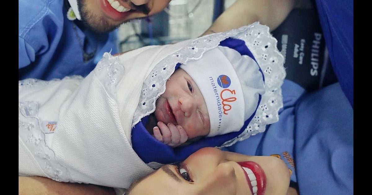 Maria Flor, filha Virgínia Fonseca e Zé Felipe, nasceu no dia 22 de ...