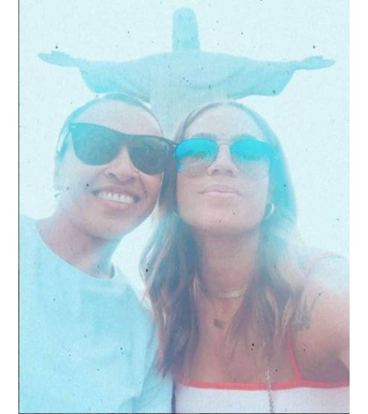 Foto Toni Deion Ex Noiva De Marta Visitou O Cristo Redentor Com