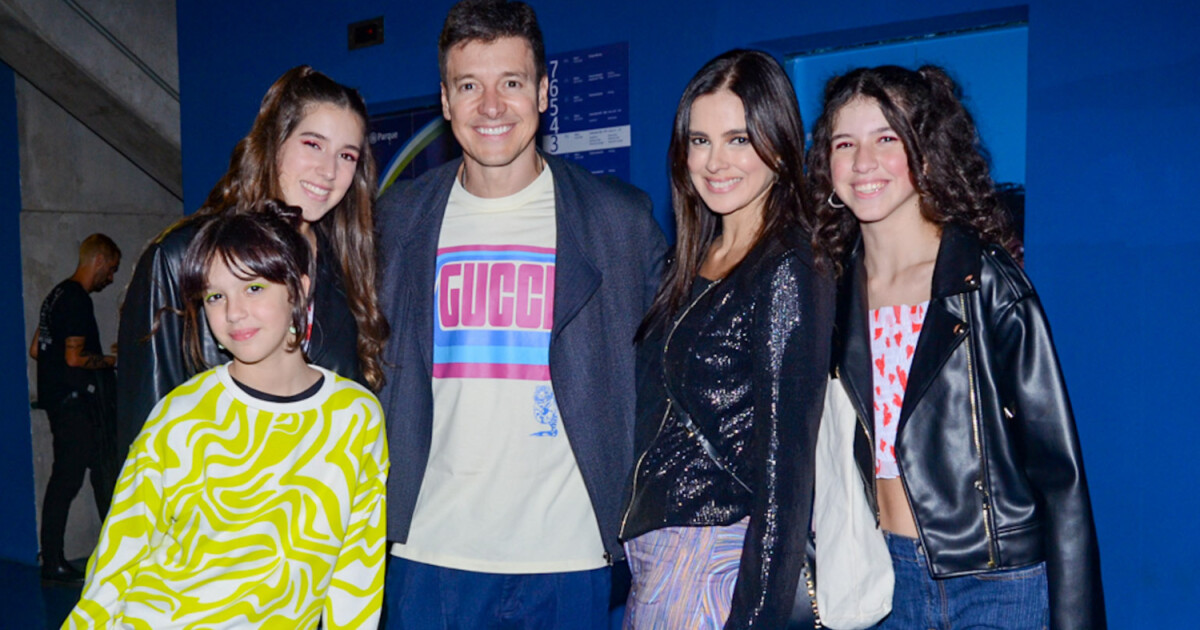 A cara do pai? Filhas de Rodrigo Faro chamam atenção por semelhança com ...