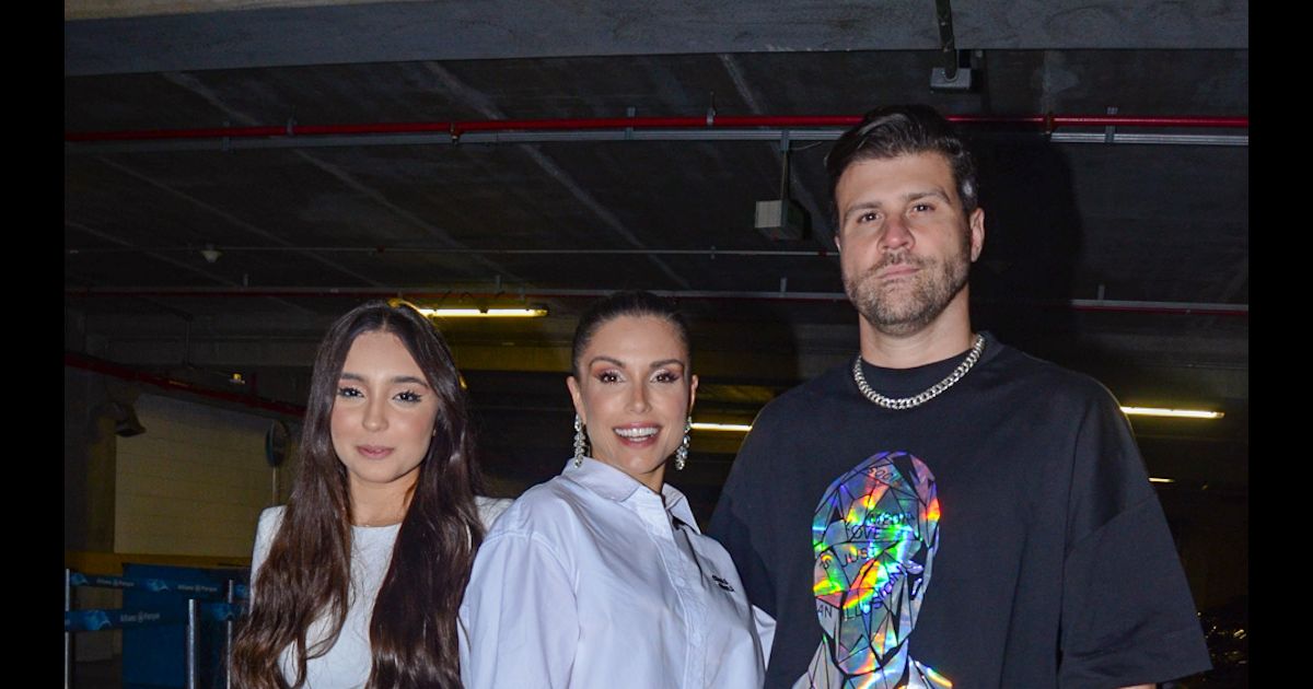 Marcelo Zangrandi e Sabrina, respectivamente marido e filha de Flávia ...