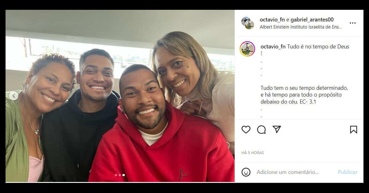 Octavio Felinto Neto e Gabriel Arantes do Nascimento, filhos de Sandra ...