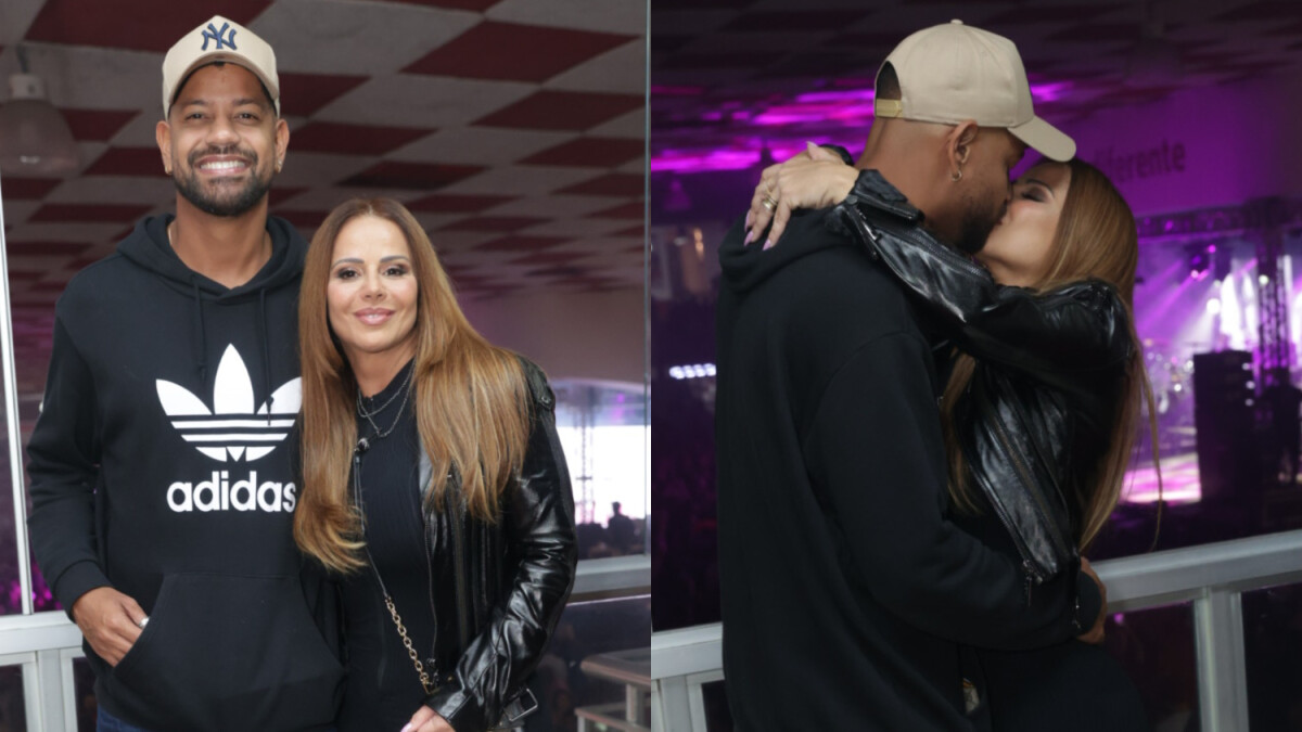 Foto: Viviane Araujo trocou beijos com marido, Guilherme Militão, em ... Foto: Viviane Araujo trocou beijos com marido, Guilherme Militão, em ...