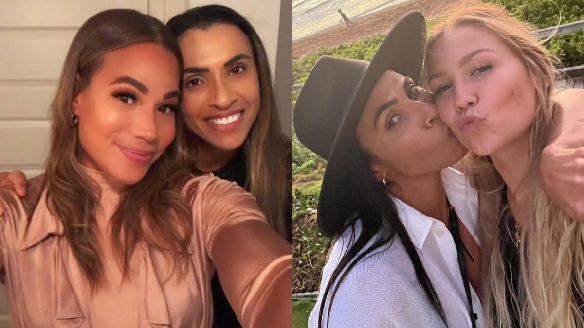 Foto: Marta vive coincidência com a ex e a atual - Purepeople