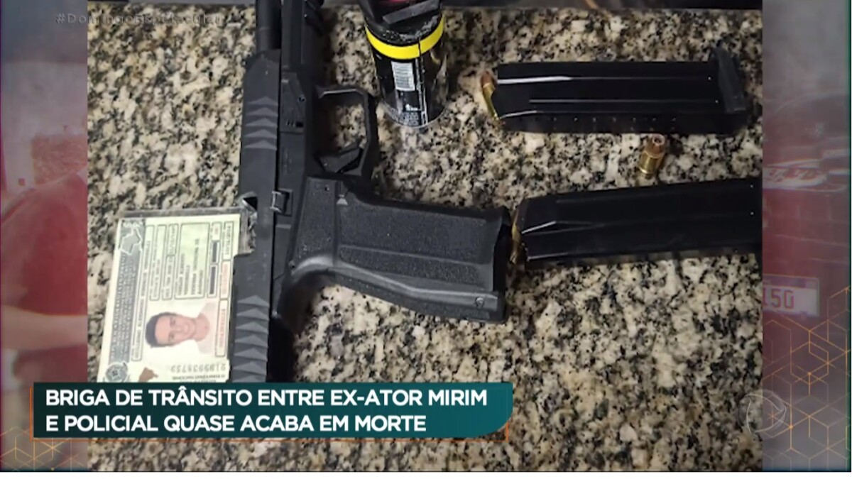 Foto: Ex-ator da Globo Guillermo Hundadze portava uma arma e carrega no ... Foto: Ex-ator da Globo Guillermo Hundadze portava uma arma e carrega no ...
