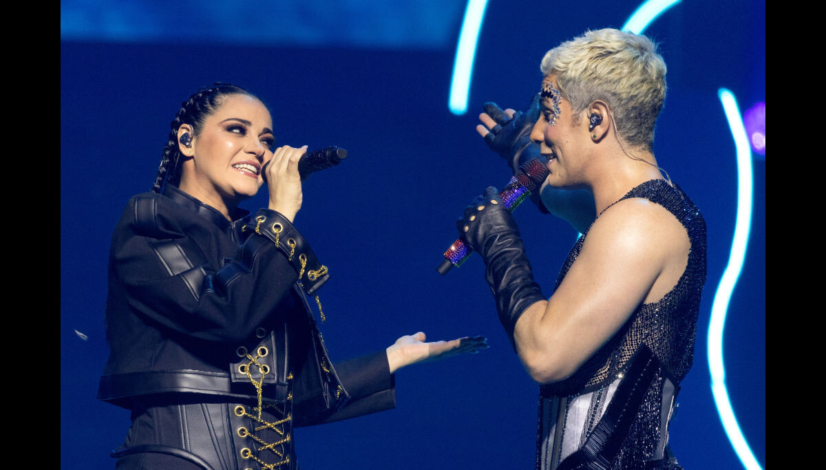 Foto: Maite Perroni está em turnê com o RBD no Brasil - Purepeople