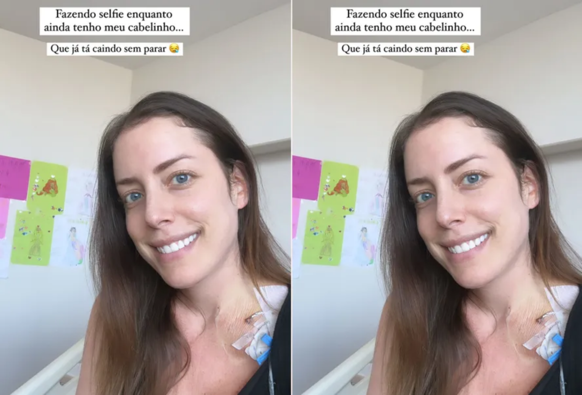 Foto: Com câncer, Filha de Roberto Justus faz foto do cabelo e revela ...