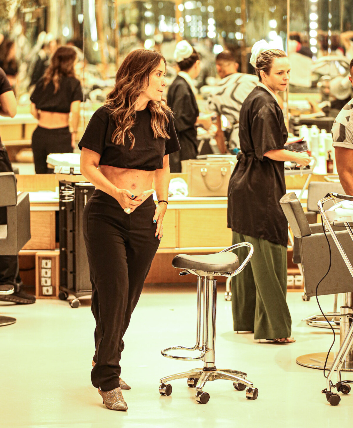 Foto: Paloma Duarte teve dia de beleza em salão do Rio de Janeiro ...