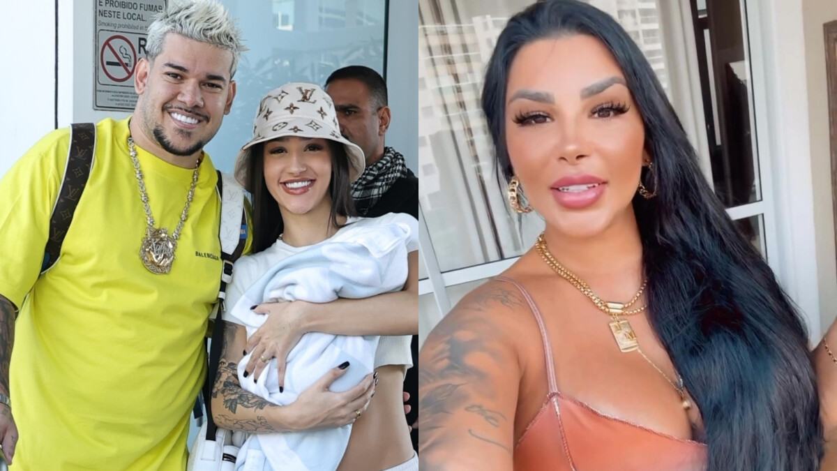 Foto: Jenny Miranda revela se foi visitar neto, filho de Bia Miranda ...