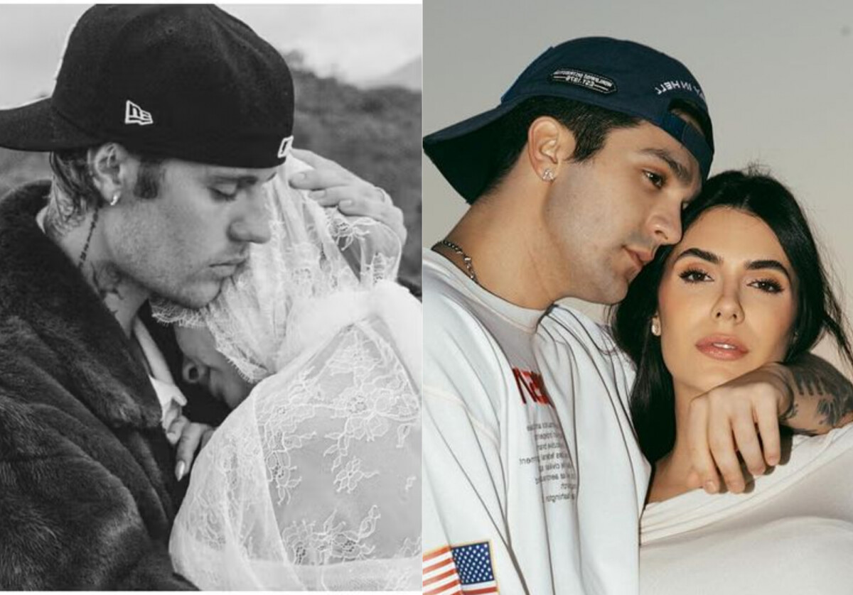 Foto: Luan Santana e Justin Bieber fizeram ensaio da gravidez de Jade ...