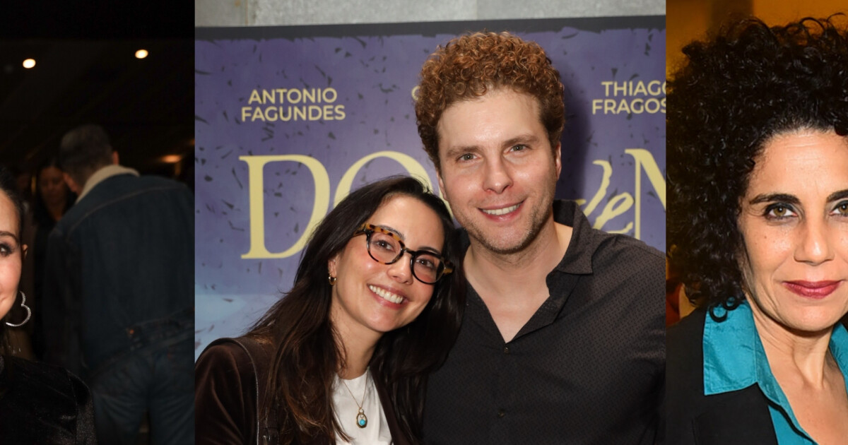 Em meio à polêmica, Thiago Fragoso recebe a mulher em estreia no teatro ...