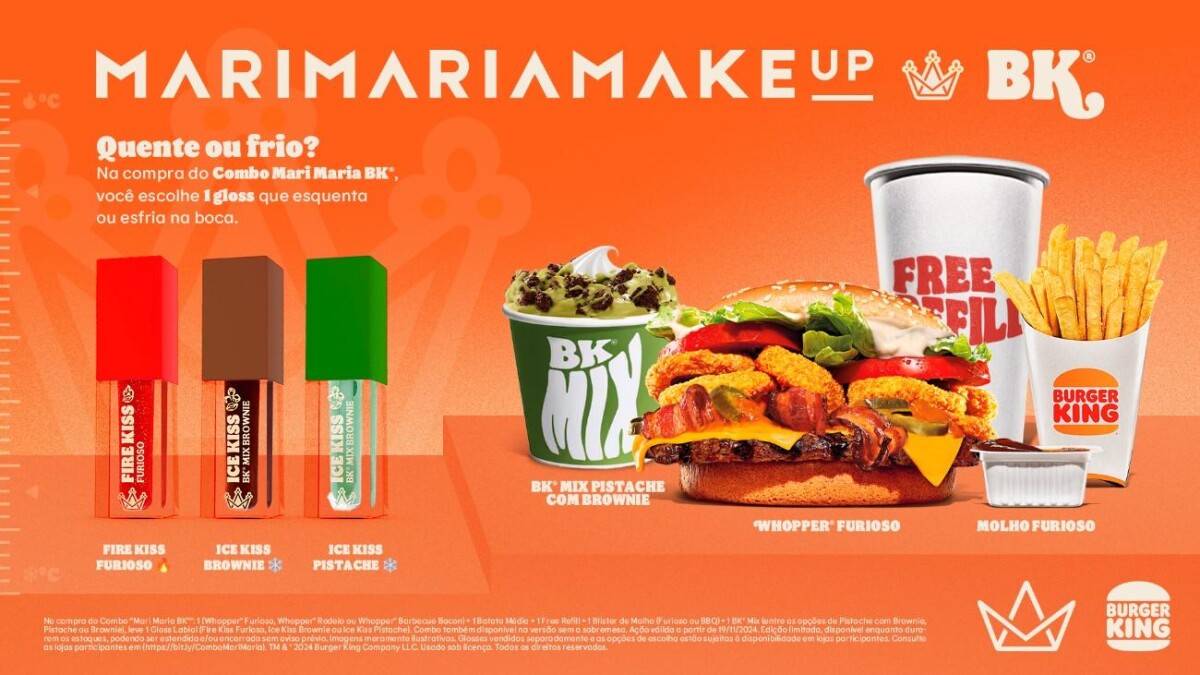 Foto: Saiba mais sobre a collab do BK com a Mari Maria. - Purepeople