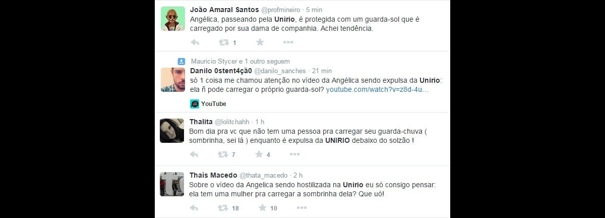 Foto: No Twitter, internautas criticaram Angélica por não ter segurado ...