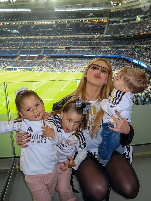 Foto: Virgínia já levou os filhos para verem Vini Jr. jogar em Madrid ...