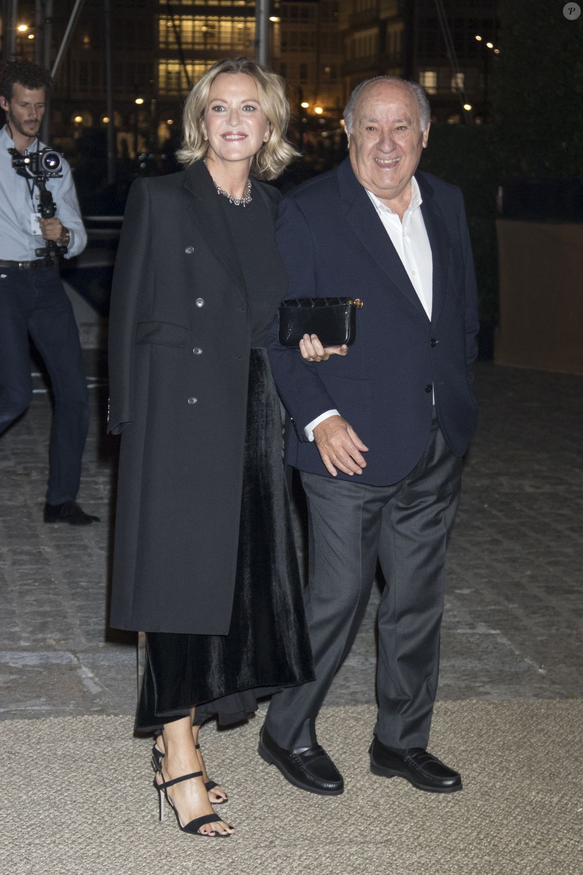 Foto: Desde 2001, Amancio Ortega é casado com Flora Pérez, mas, na ...