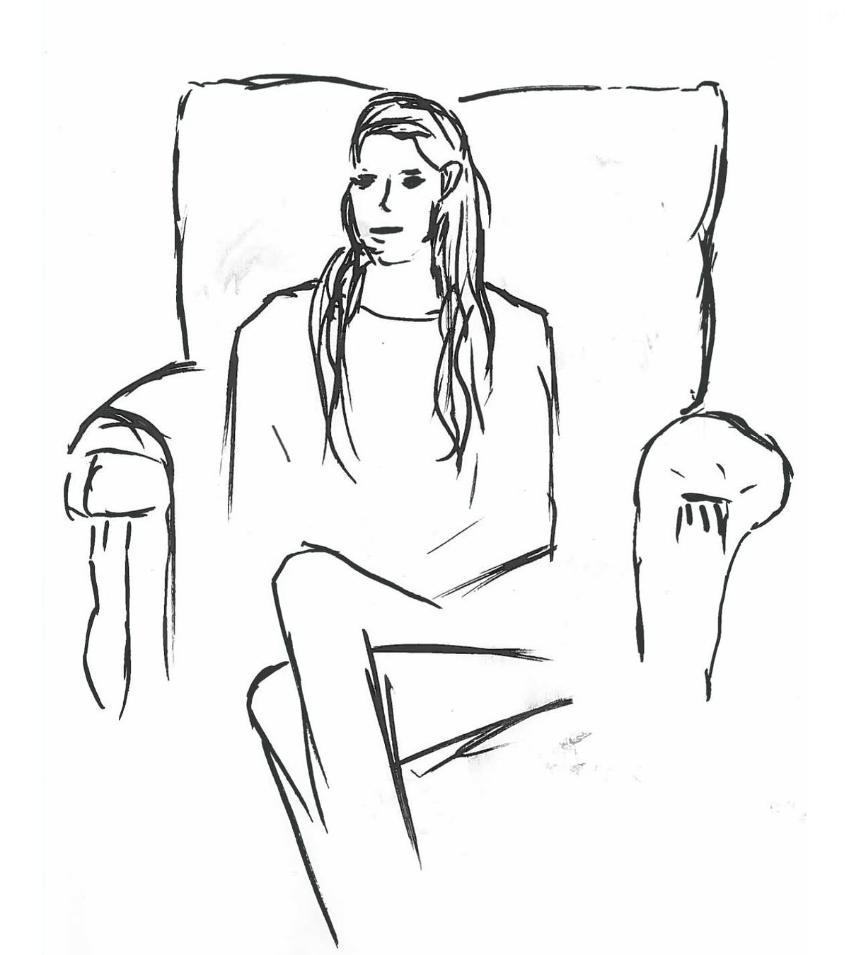 Foto: Príncipe George não usou cores em seu desenho. - Purepeople