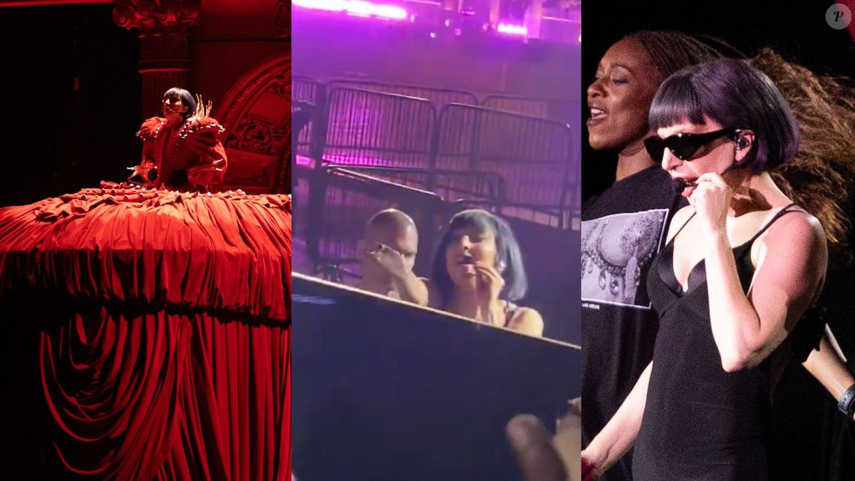 Foto: Ela NÃO está brava! Lady Gaga desce do palco e enlouquece fãs ...